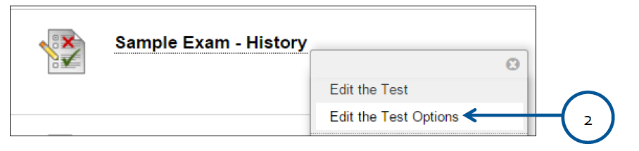 Displaying Test Results and Feedback Options