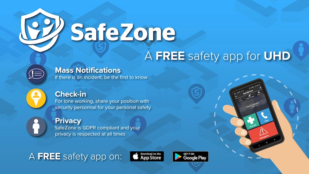 SafeZone App | University of Houston-Downtown